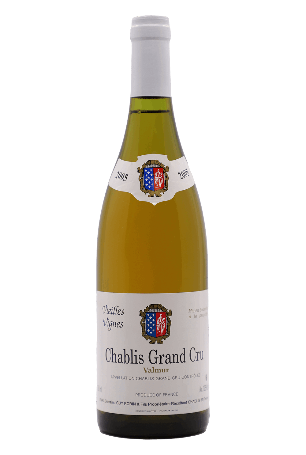 2005 Domaine Guy Robin Chablis Grand Cru Valmur Vieilles Vignes - LMDT ...