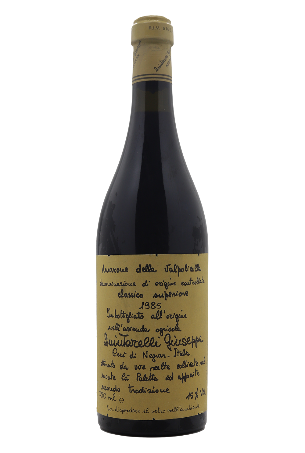1985 Giuseppe Quintarelli Amarone Della Valpolicella Classico DOCG ...