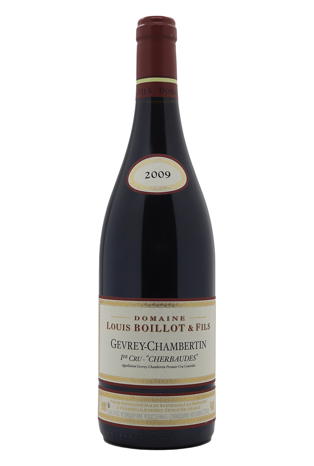 2009 Domaine Louis Boillot Gevrey-Chambertin 1er Cru les Cherbaudes ...